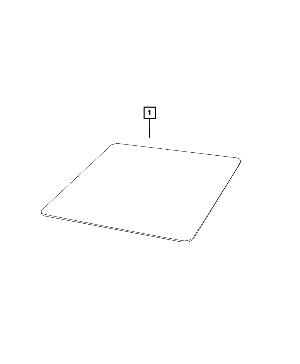 2022-2023 Jeep Wrangler Cargo Mat 6RV52TX7AC | My Mopar Parts