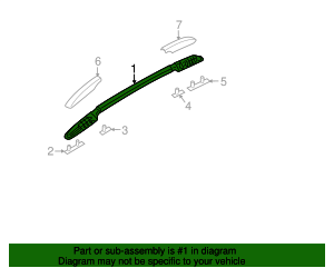 87270-2S001 - Side Rail - 2013-2015 Hyundai Tucson | World OEM Parts ...