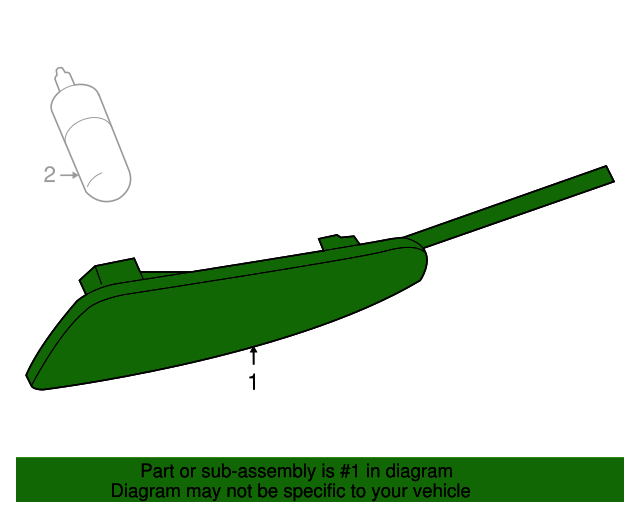 219-820-03-21 - Side Marker Light 2006-2011 Mercedes-Benz ...