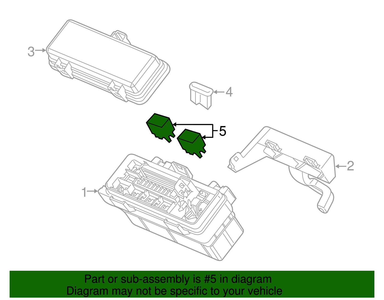 39794-T5A-J01 - 2017-2025 Honda - Relay Assembly Power (Micro Iso ...