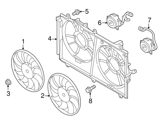 1355A440 - Fan Shroud 2016-2022 Mitsubishi | Mitsubishi Direct Parts