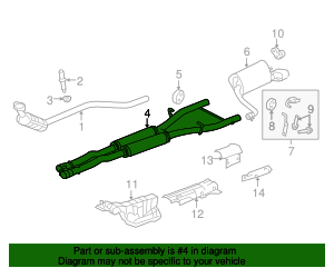 2013-2015 Jaguar Intermediate Muffler C2Z20640 | JaguarParts.com