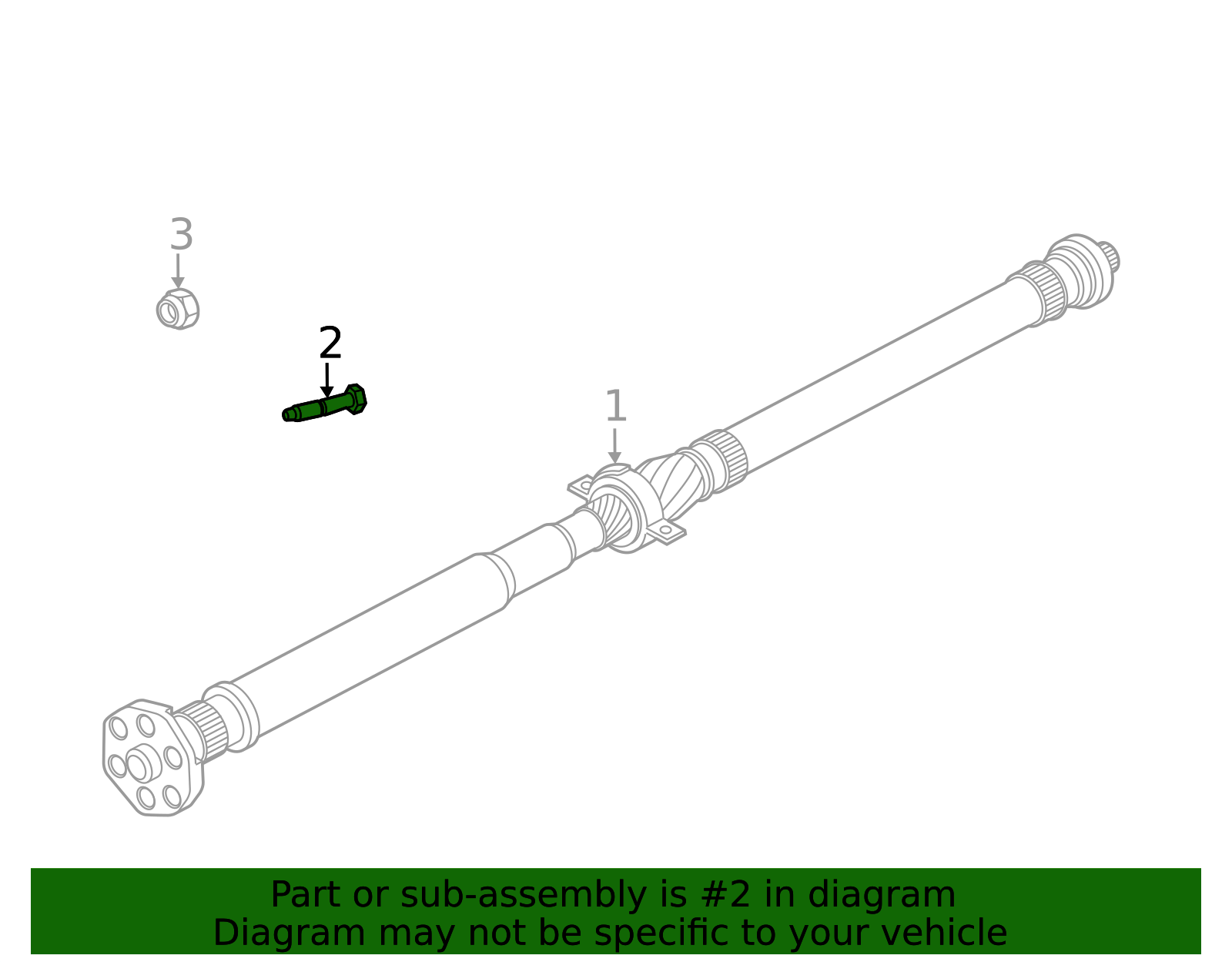 Genuine Toyota Drive Shaft Bolt part# 90118-WA834 for 2020-2025 Toyota ...