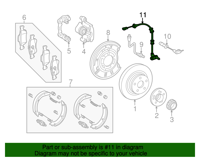 207-905-96-02 - ABS Sensor 2014-2017 Mercedes-Benz | Mercedes-Benz USA ...