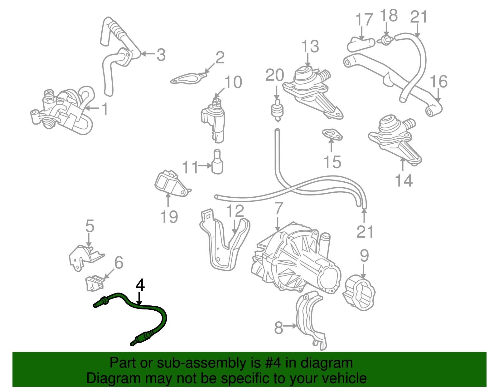 Mercedes-Benz 0015402817 Genuine OEM Factory Original Oxygen Sensor for ...
