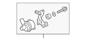 2016-2019 Cadillac Heater Coolant Pump 23208583 | GMPartsDirect.com