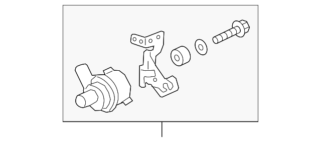 2016-2019 Cadillac Heater Coolant Pump 23208583 | GMPartsDirect.com