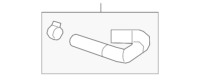 23436686 - Radiator Surge Tank Inlet Hose 2016-2018 Cadillac CT6 ...