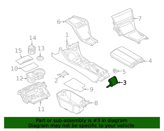 51-16-6-996-377 - Console Panel 2019-2024 BMW | AutoNationParts.com