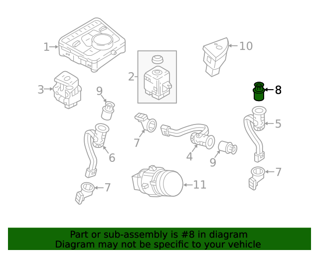 2017-2020 Audi Lighter 4M0-919-303 | OEM Parts Online