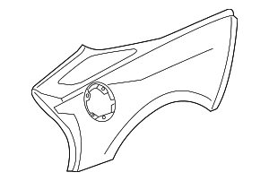 2015-2019 Chevrolet Corvette Quarter Panel 84052280 | QuirkParts