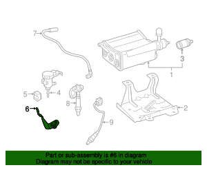 447-476-01-36 - Purge Valve Lower Bracket 2016-2020 Mercedes-Benz ...