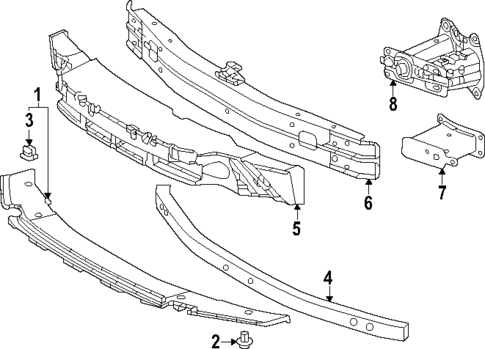 Bumper & Components - Front for 2023 Lexus RZ450e | OEM Parts Online