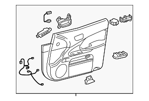 67620-30F20-C0 - Door Trim Panel - 2006-2007 Lexus | My L Parts