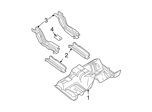2003-2017 Ford Front Side Member 2L1Z-7810121-AA | TascaParts.com