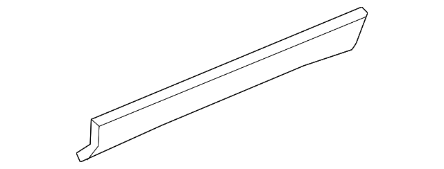 22763888 - Black Rear Passenger Side Door Lower Molding 2007-2017 GM ...