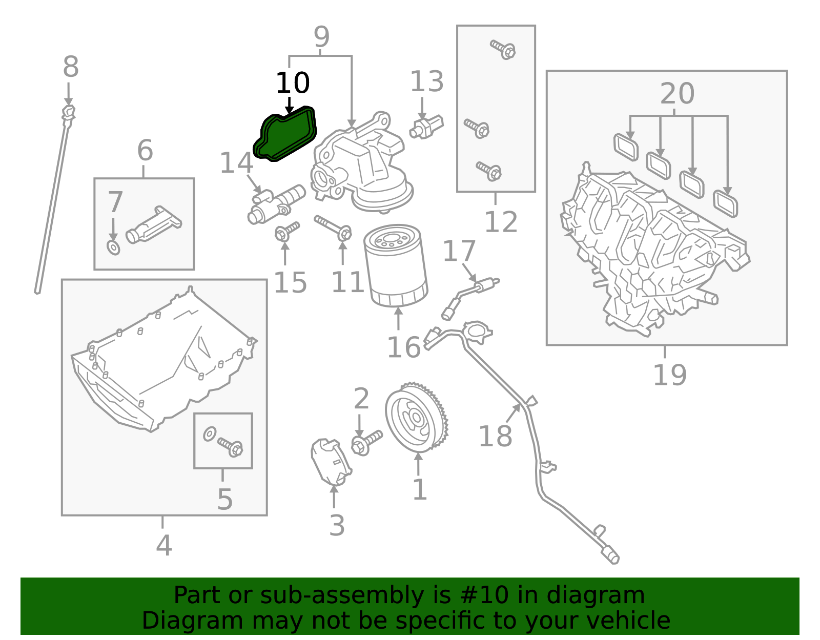 K2GZ-6840-A - Gasket 2019-2025 Ford | Ford Parts Direct