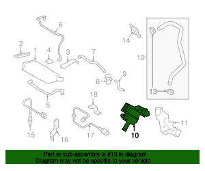 2018-2021 Hyundai Vapor Canister Purge Solenoid 29010-03AA0 ...