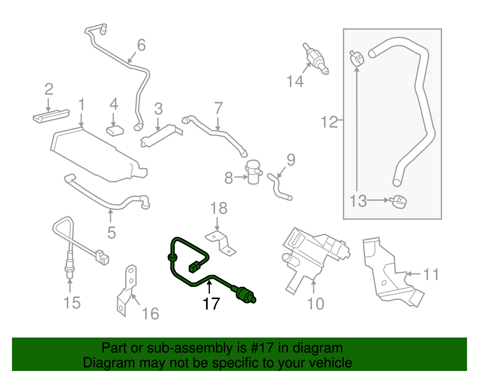 39210-2E411 - Oxygen Sensor 2019-2021 Hyundai Tucson | AutoNation Parts