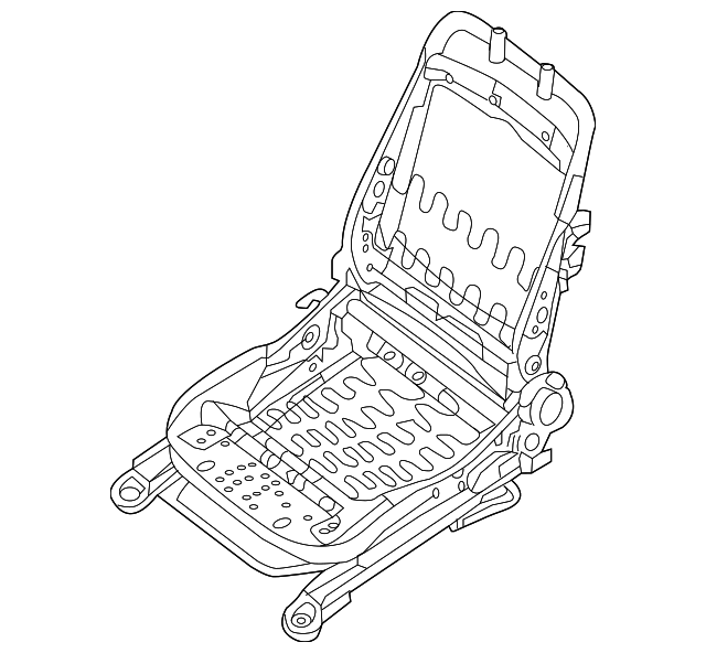 2013 Nissan LEAF Seat Frame 87101-3NF0A | Nissan Parts Central