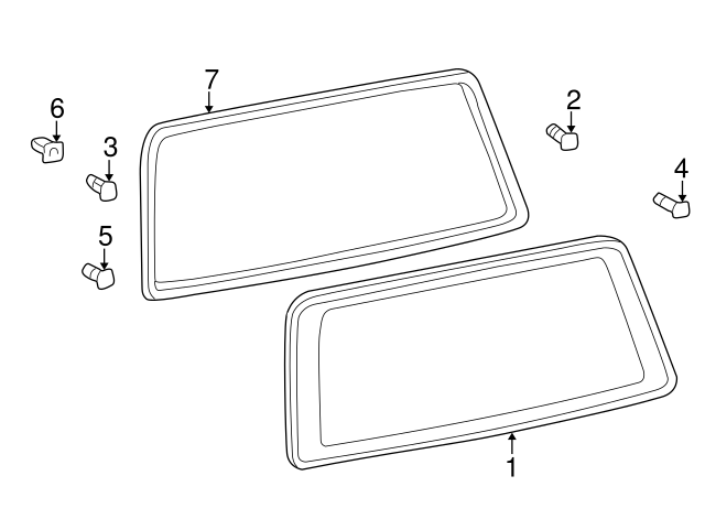 Lexus OEM Reveal Molding Part# 75573-60030 | OEM Vehicle Parts