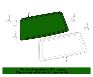 1998-2007 Lexus LX470 Reveal Molding 75573-60030 | OEM Parts Online