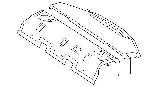 257-690-89-01-8V40 - Pkg Tray Trim 2019-2021 Mercedes-Benz | Mercedes ...