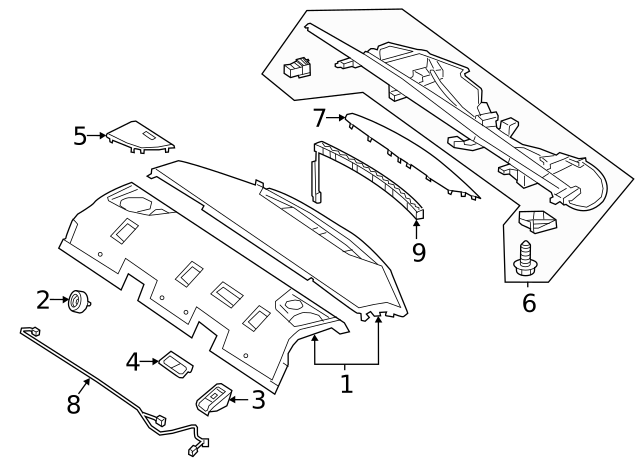 099-827-00-00-9051 - Speaker Grille 2017-2023 Mercedes-Benz | Mercedes ...