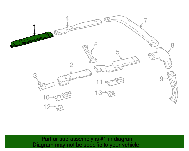 447-831-05-45 - Front Duct 2016-2020 Mercedes-Benz Metris | Mercedes ...