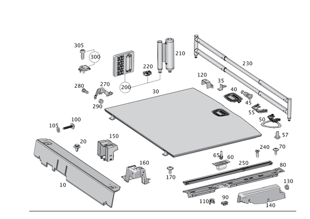 203-680-03-84 - Lock Cylinder 1954-2025 Mercedes-Benz | Mercedes-Benz ...