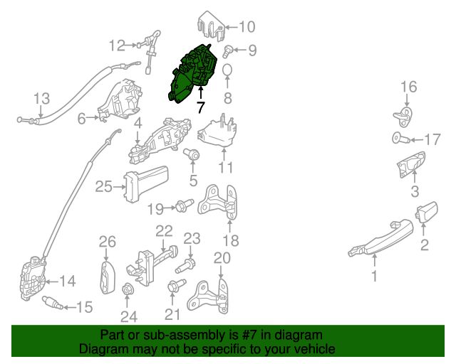 Genuine Lock Assembly for 2014-2022 Land Rover Range Rover Sport | Land ...