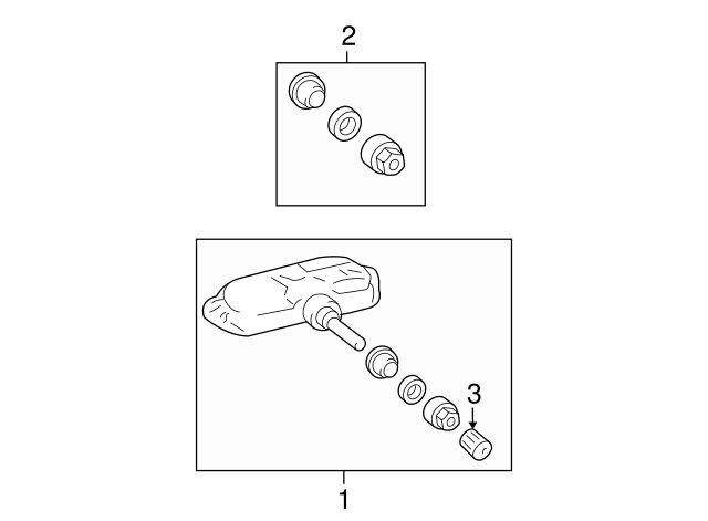 2004-2007 Lexus Tire Sensor 42607-33012 | OEM Parts Online