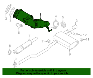2015-2022 Mini Catalytic Converter 18-32-7-634-634 | Shop OEM MINI Parts