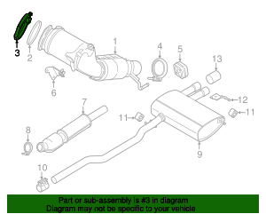 18-30-7-606-136 - Converter & Pipe Clamp 2014-2022 Mini ...