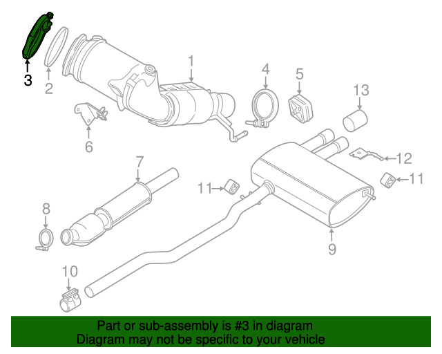 18-30-7-606-136 - Converter & Pipe Clamp 2014-2022 Mini ...