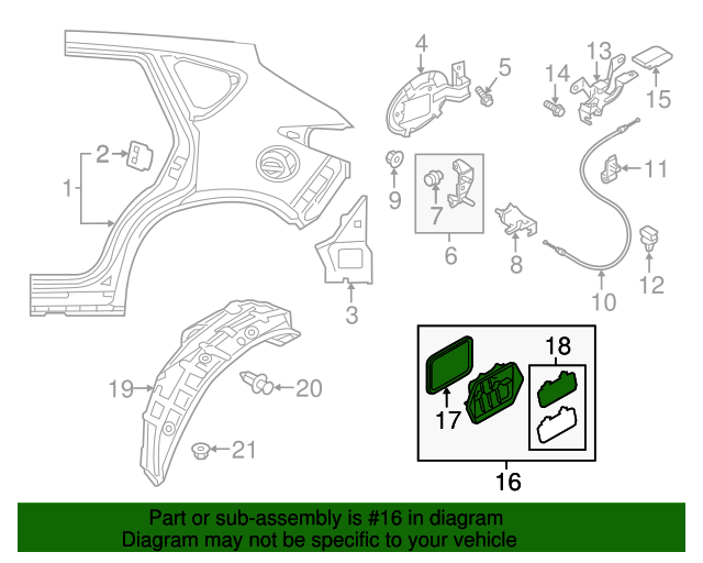 2004-2021 Mazda Pressure Vent BJS7-51-920 | Mazda-Parts