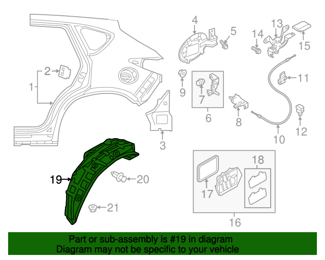 2013-2016 Mazda CX-5 Splash Shield KD53-56-1H1 | RealMazdaParts.com