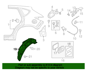 2013-2016 Mazda CX-5 Splash Shield KD53-56-1H1 | AutoNationParts.com