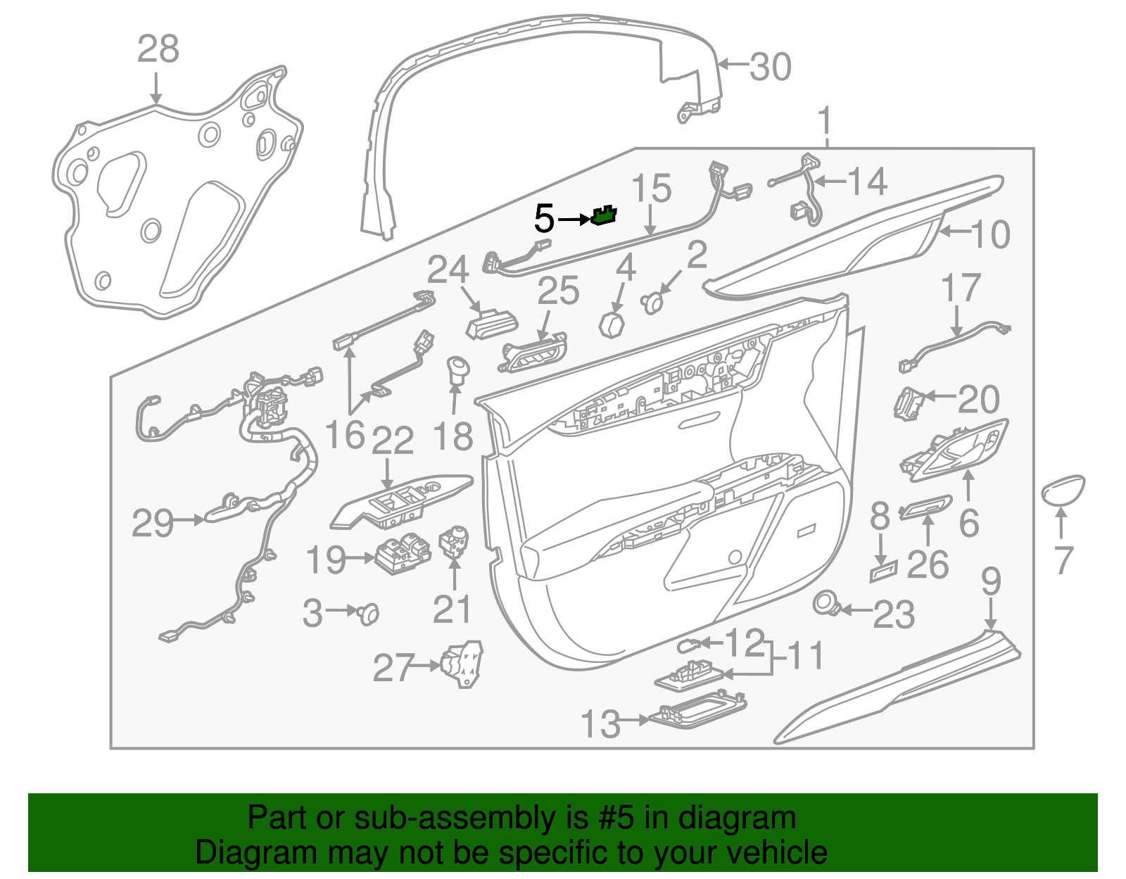 95330481 - Multi-Purpose Retainer 2011-2019 GM | AwesomeParts.com
