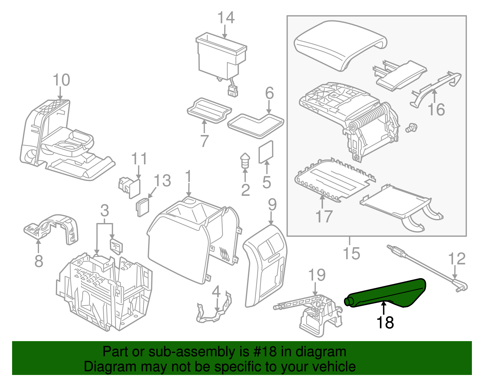 2010-2014 Volkswagen Jetta Parking Brake Pedal Release Handle 1K0-711-461-E-YZP | Retail ...