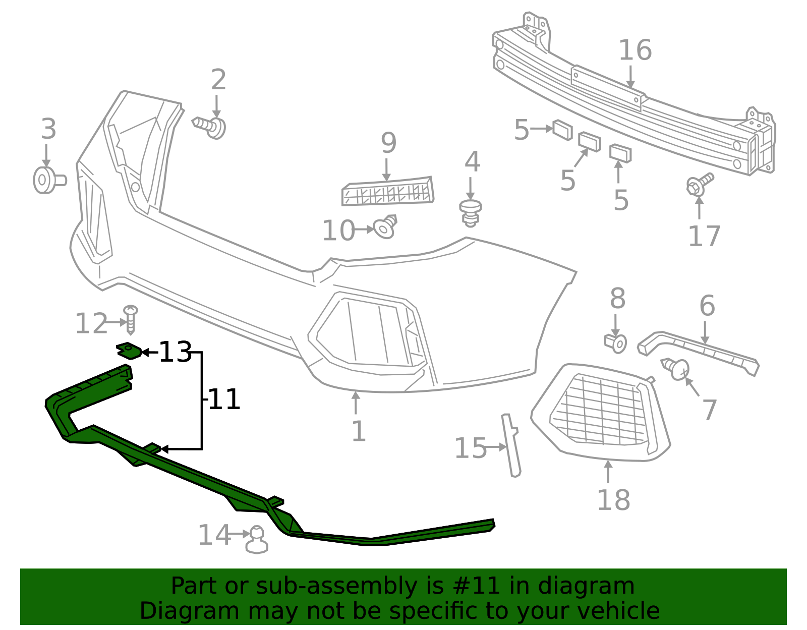 71502-TBF-A00 - Lower Cover 2018-2020 Honda Civic | Honda Parts Online