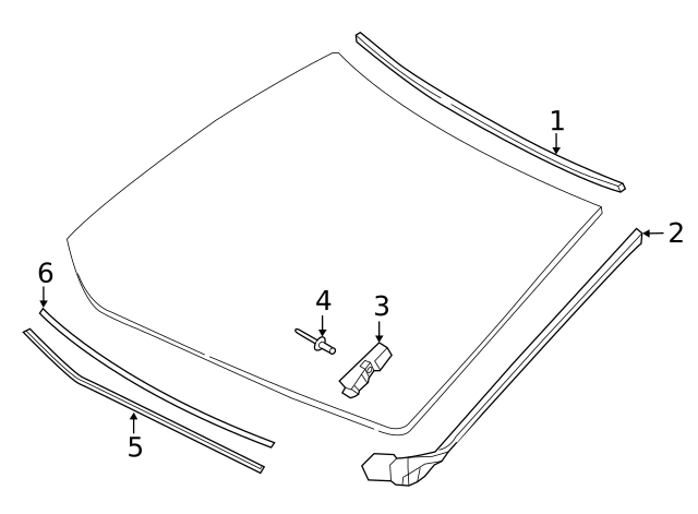 2016-2023 Lexus Side Molding Clip 75545-0E020 | LexusOfKendall