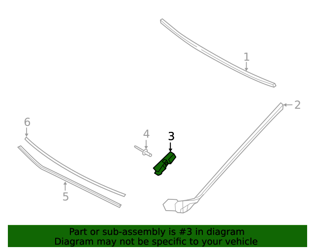 2016-2023 Lexus Side Molding Clip 75545-0E020 | LexusOfKendall