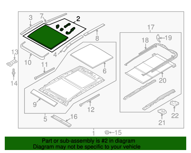 2013-2019 Hyundai Front Glass 81611-B8000 | OEM Parts Online