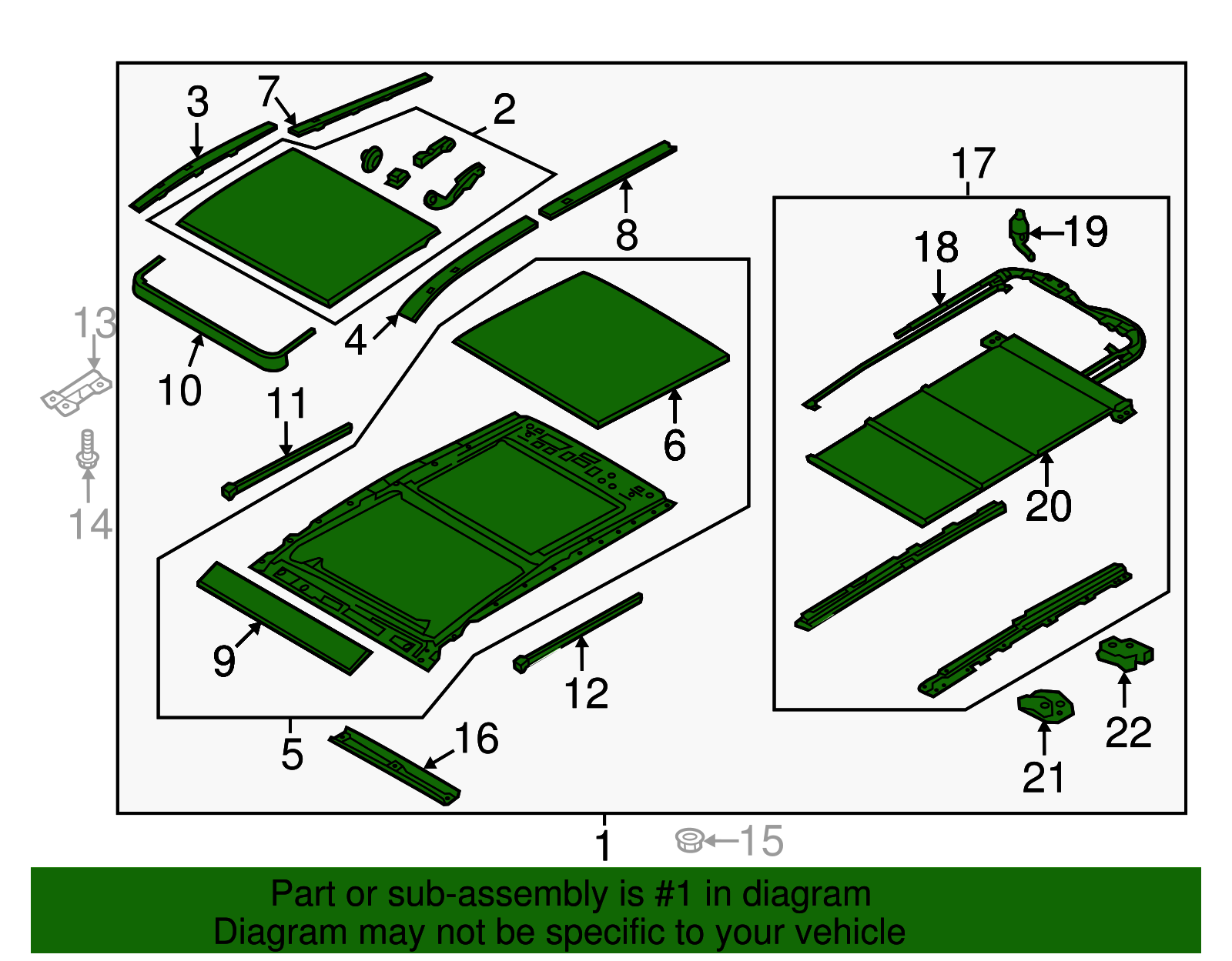 81600-B8110-VYN - High-Quality Sunroof Assembly for 2015-2019 Hyundai ...