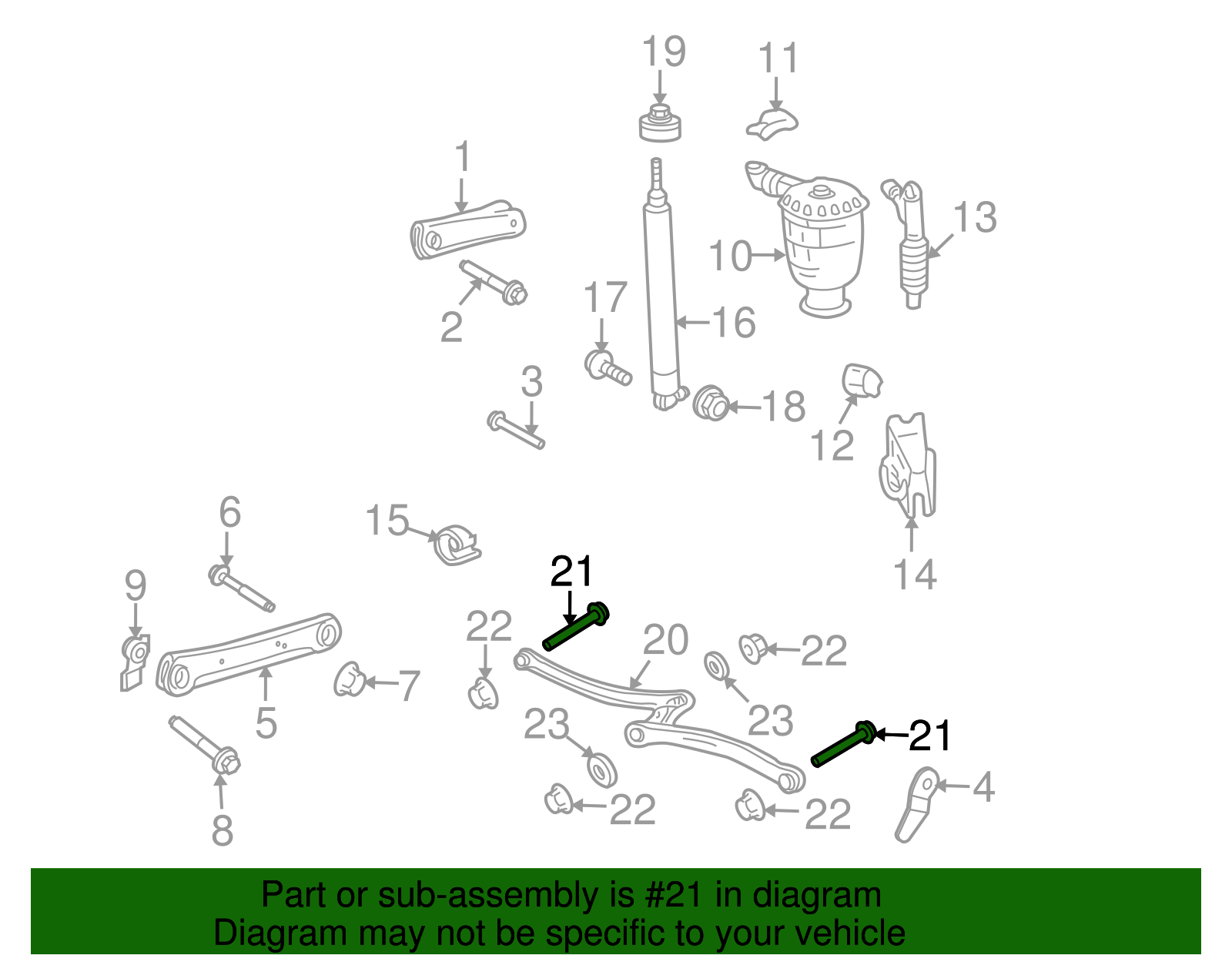 W706196-S439 - 2003-2024 Ford - Upper Control Arm Mount Bolt | My Ford ...