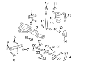 W520214-S440 - Stabilizer Link Nut 2003-2025 Ford | Ford Parts Direct