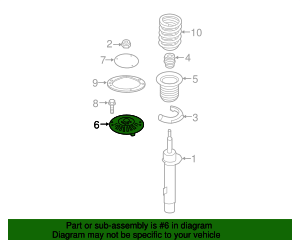 31307853702 - 2015-2021 BMW Strut Mount (31-30-7-853-702) | BMW of ...