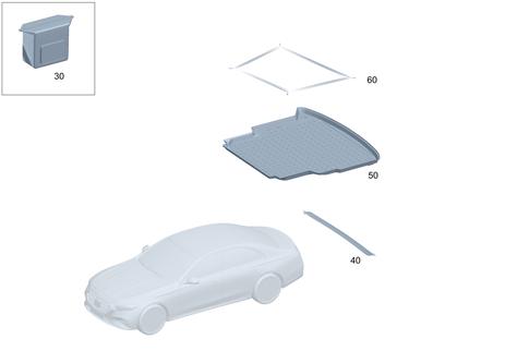 Load Compartment Trunk Equipment for 2025 Mercedes-Benz E350 | Mercedes ...