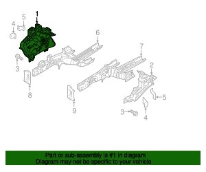 Genuine OEM Apron Assembly Part# 64502-D3000 Fits 2016-2021 Hyundai ...